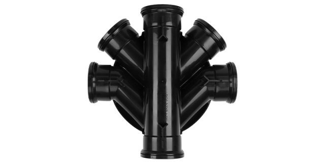 320mm DIA Inspection Chamber Base – 5 Inlet – Polydrain Civils