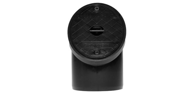 45° Oval Rodding Eye - Polydrain Civils