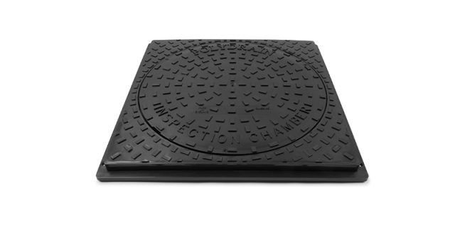 450mm Secured Square Cover & Frame [15KN] - Polydrain Civils